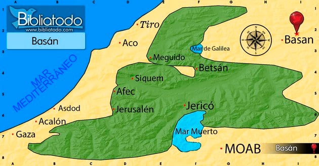Basán - Mapa y Ubicación Geográfica