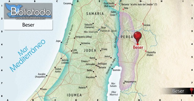 Beser: mina de oro - Mapa y Ubicación Geográfica