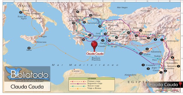 Clauda o Cauda - Mapa y Ubicación Geográfica