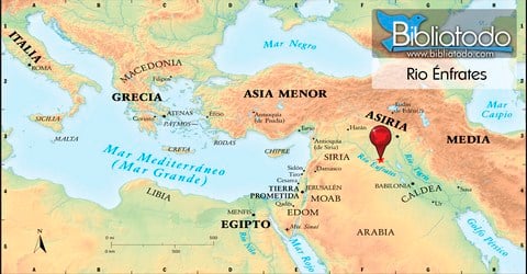Eufrates: Río Eufrates - Mapa y Ubicación Geográfica