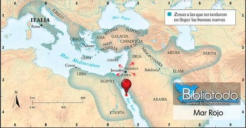 Mar Rojo - Mapa y Ubicación Geográfica