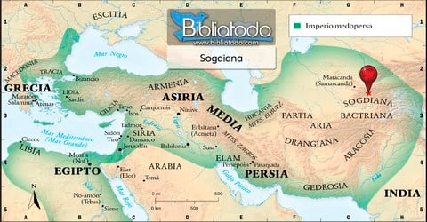 Sogdiana - Mapa y Ubicación Geográfica