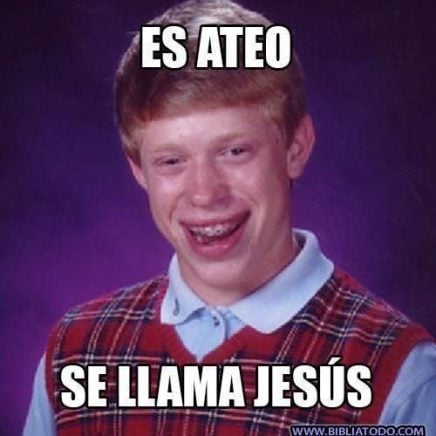 Todos son ateos hasta que... - MEMES CRISTIANOS