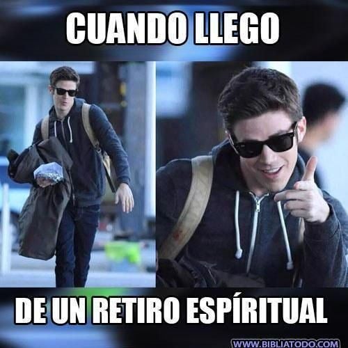 Cuando llego del retiro espiritual - MEMES CRISTIANOS