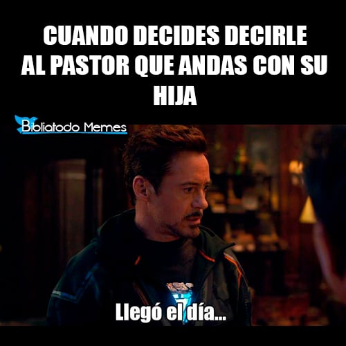 Cuando decides decirle al pastor que andas con su hija - MEMES CRISTIANOS
