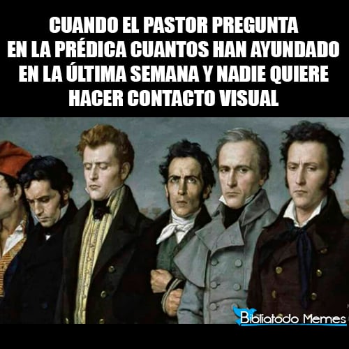 Cuando el pastor pregunta en la predica - MEMES CRISTIANOS