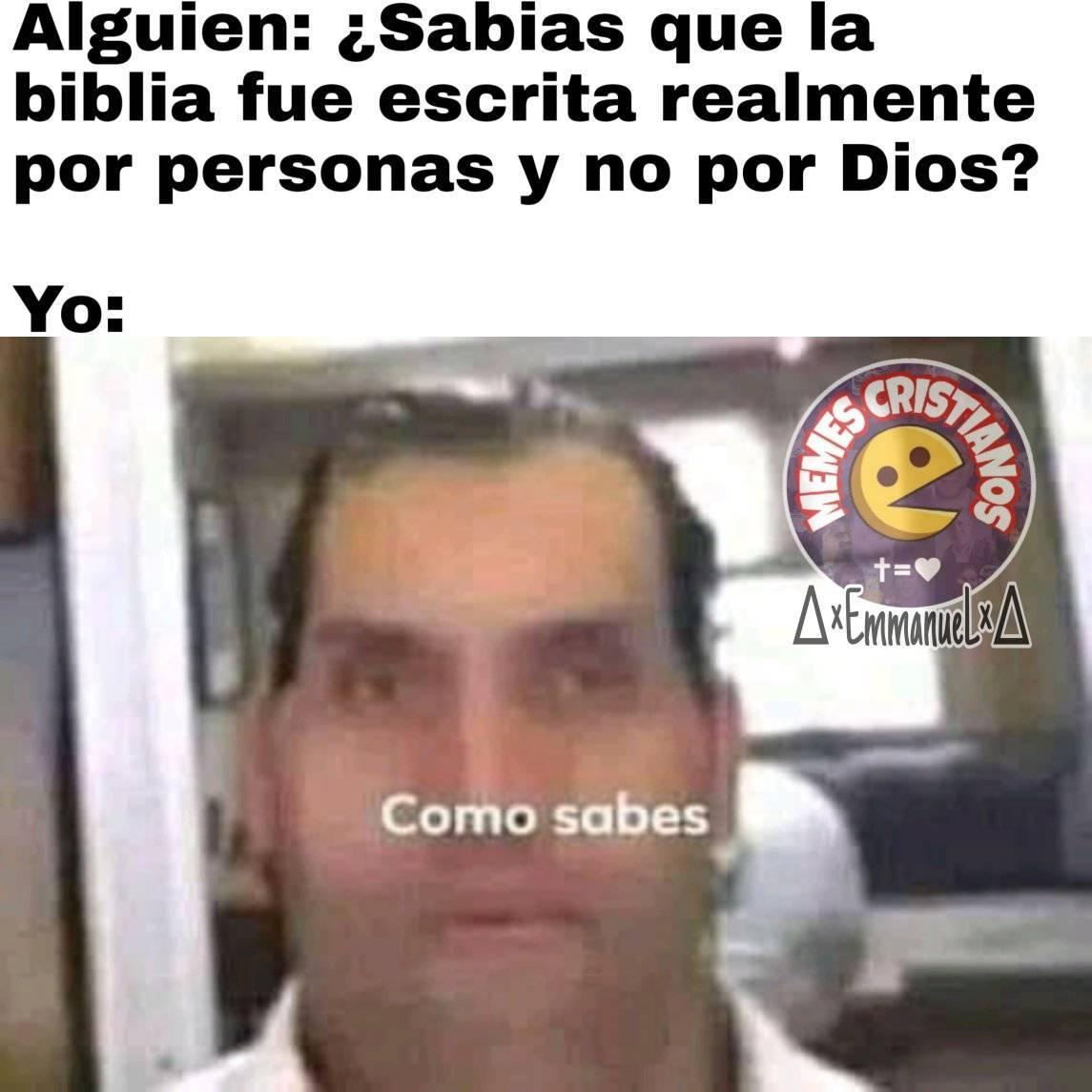 Como sabes - MEMES CRISTIANOS