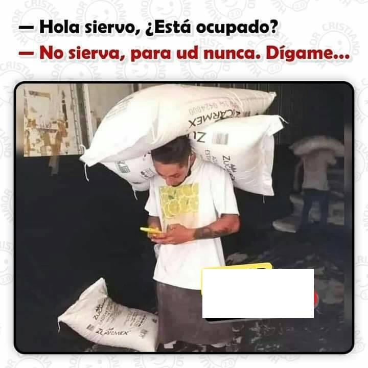 Para usted nunca estaré ocupado - MEMES CRISTIANOS