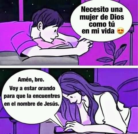 Voy a estar orando para que la encuentres - MEMES CRISTIANOS